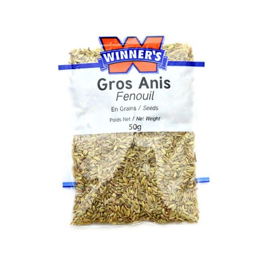 Winners | WS GROS ANIS EN GRAINS 50G