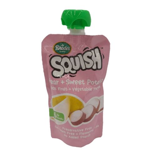 Winners | RHODES SQUISH PEAR SWEET POTATO PUREE 110ML